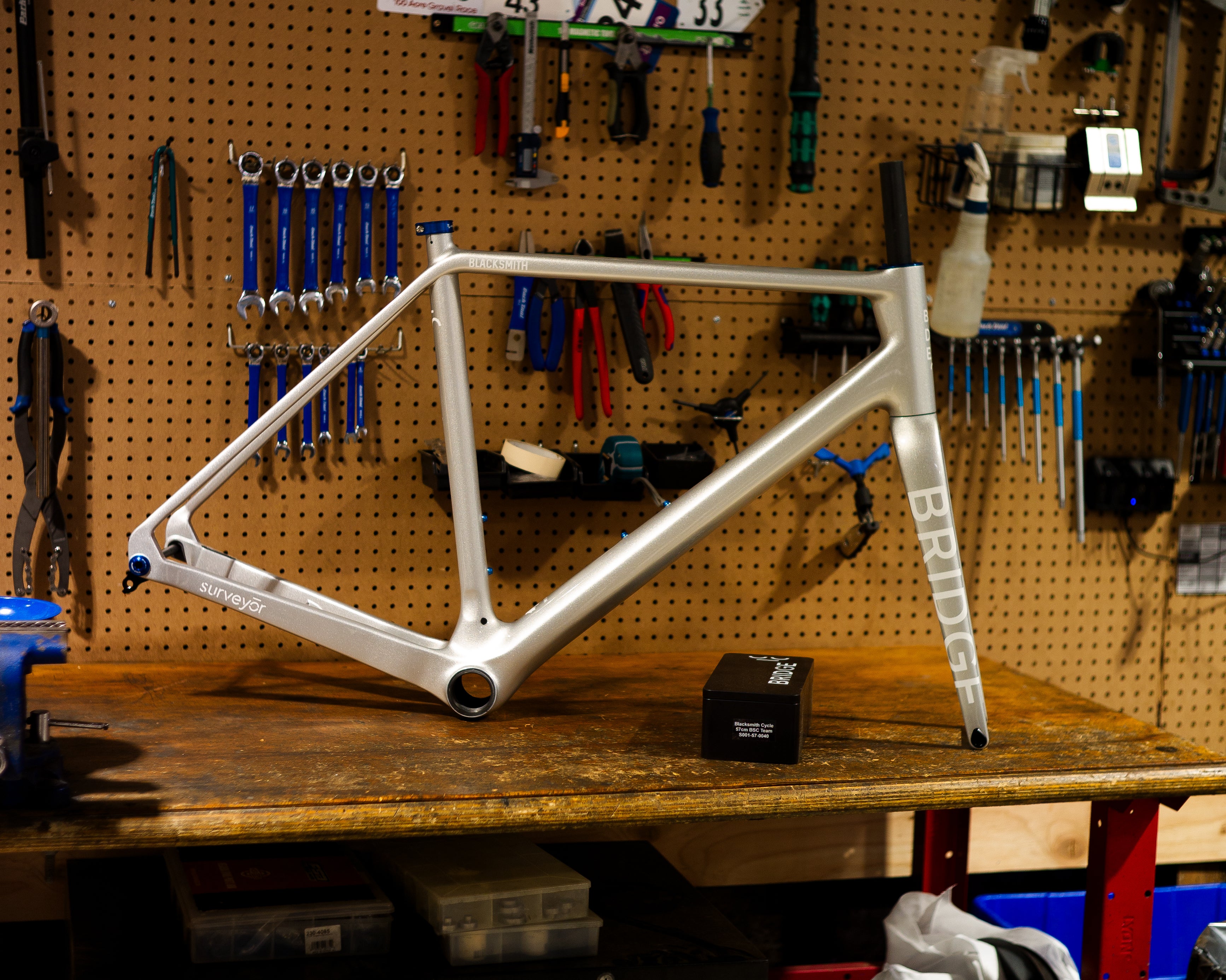 Bridge Bike Works x Blacksmith Surveyor Frameset – Blacksmith Cycle